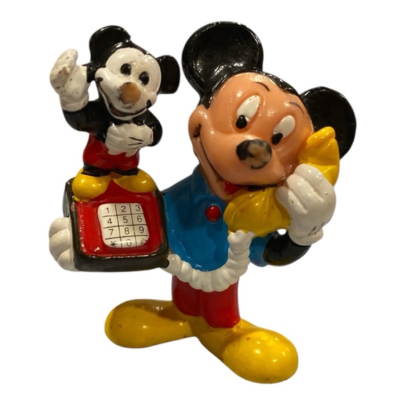 Disney | Toys | Disney Black And White Mickey Mouse Action Figure ...